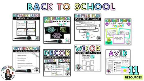 AVID Back to School Activities Bundle by AVID Nerds | TPT