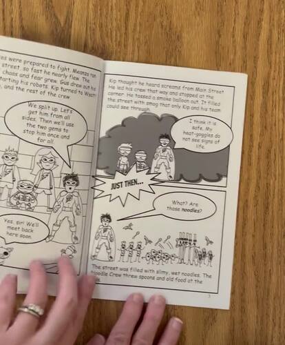 DECODABLE READER/COMIC: /ōō/ spelled oo/ew- Dance of Doom- SoR,Level 2 ...