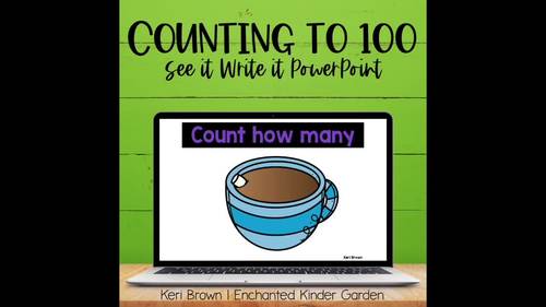 How Many More to 10? Valentine Interactive PowerPoint by Keri Brown