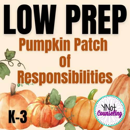 Fall Activity: A Lesson On Responsibility by YNot Counseling | TPT