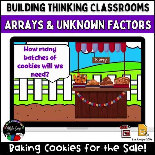 Arrays, Equal Groups, & Unknown Factors Math Task - Building Thinking ...