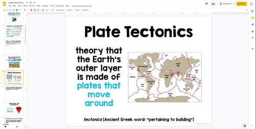 Plate Tectonics - Continental Drift - Plate Boundaries Interactive Lesson