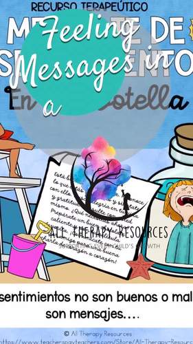 SPANISH VERSION Feeling Messages In a Bottle - Emotional Awareness Self ...