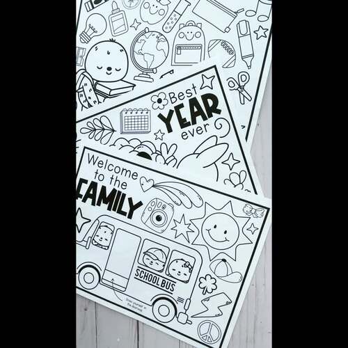 Back to School Coloring Pages | Motivational Quotes | First Week ...