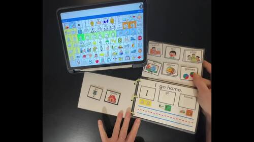 HOME: Create Sentences by matching, AAC: Lamp WFL supports | TPT