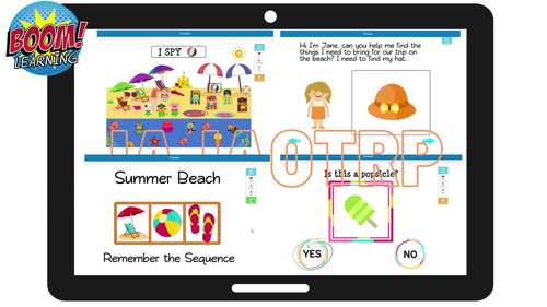 Summer Bundle 1 - Boom Cards Distance Learning by jajaotrp | TPT
