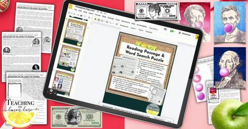 Presidents Day Reading Comprehension & Presidents Day Word Search ...