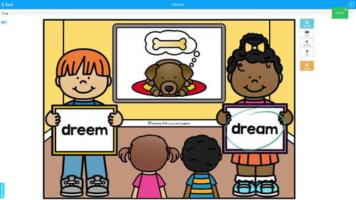 Vowel Teams ea and ee Boom Cards™ by Teaching With Love and Laughter