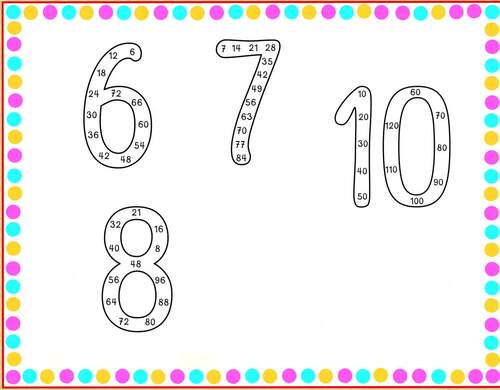 Printable Boho Neutral Skip Counting Wall Display, Classroom Large Numbers
