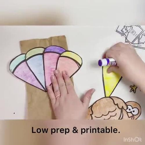 Stuff the Turkey Fall Speech and Language Therapy Craftivity by Harre SLP