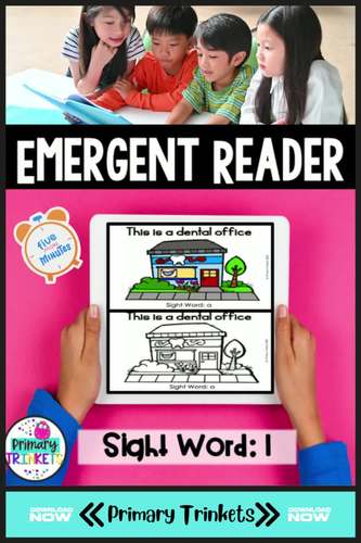 "A" Emergent Readers Book by Primary Trinkets | TPT