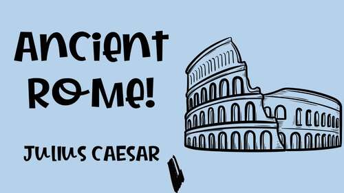 Ancient Rome Julius Caesar Reading Comprehension & Questions Worksheets
