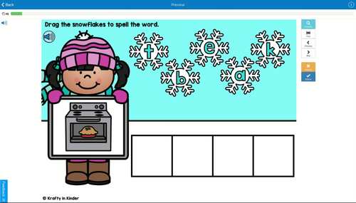 CVCe Word Games Winter Spelling Activities by Krafty in Kinder | TPT