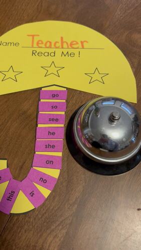 Spring Craftivity: Read the Umbrella - sight word or any word list