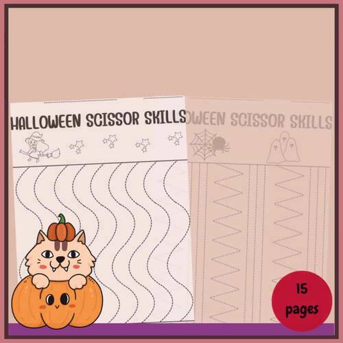 Halloween Scissor Skills | Cutting Practice for Kindergarten by The ...