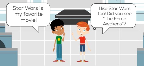 Staying on Topic - Animated Social Story | TPT