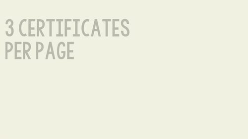 Spring Gift Certificates by Save Our Sundays | TPT