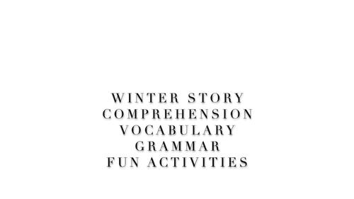 Winter Reading Comprehension Story Packs BUNDLE | No prep | Google Slides