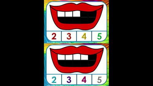 Dental Health Building & Counting Ten Frames Activities with Math ...