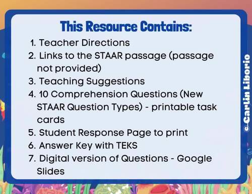 7th Gr.-Reading Comprehension- Nonfiction-STAAR New Question Types-Set ...