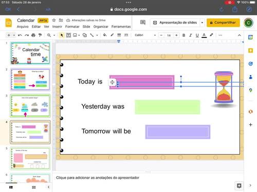 Interactive calendar - editable by Ms Peixoto | TPT