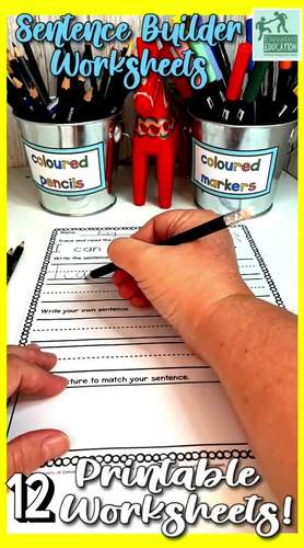 Literacy centers and morning work ‘I can count’ - sight words - book 4