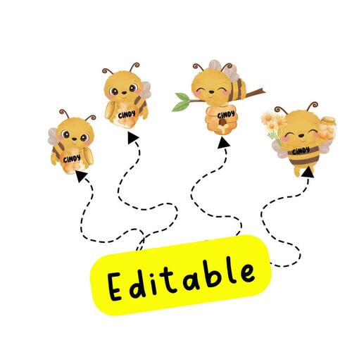 Alway Bee Kind Spring Bulletin Board Kit Easter Door Decor | Printable ...