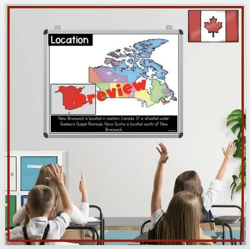 Canadian Geography: New Brunswick by Teach Big Teacher | TPT