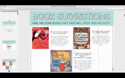 Music Instrument Play Dough Mats | Printable Activity by musicpluscoffee