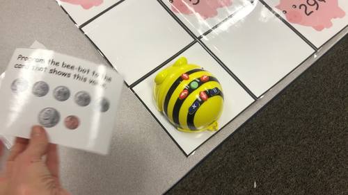 Bee Bot Coding Math: Counting U.S. Coins by North GA Educator | TPT