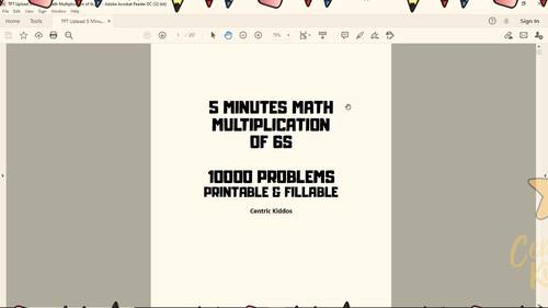 5 Minutes Math Multiplication Of 6s Practice Workbook 10,000 Problems ...