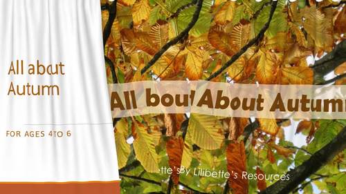 Autumn/Fall PowerPoint - EYFS/KS1 Science Seasons Plants Animals