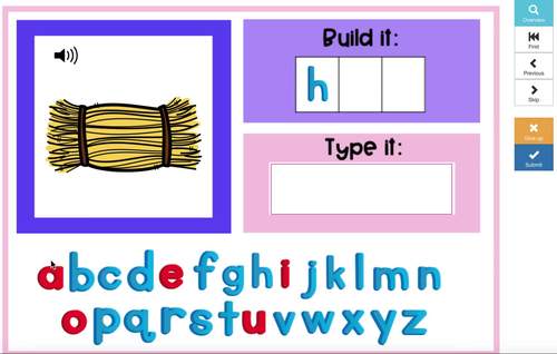 Vowel Team ay Boom Cards Spelling Activity | TPT