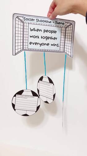 HMH Into Reading Soccer Shootout Comprehension Craft | TPT