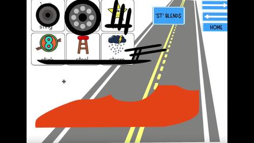 'S', 'L' and 'R' Clusters Build-a-Racing Car Boom Cards™ - Digital Game ...