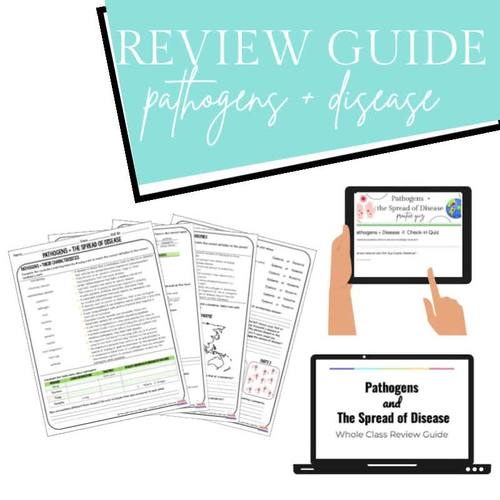 Review Guide | Pathogens and the Spread of Disease by Science with Mrs ...