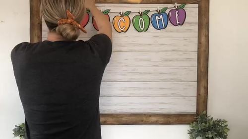 Distance Learning Backdrop Decor by Confetti and Creativity | TPT