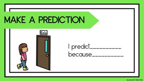 Making Predictions: Interactive Google Slides by Blacklight Kreationz