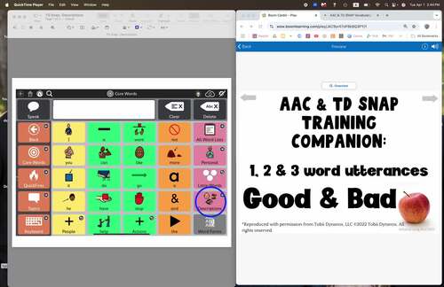 AAC Vocabulary Practice: GOOD & BAD Describing Food Adjectives | TPT