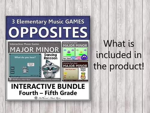 Music Activities Major Minor Tonality Elementary Melody Games | TPT