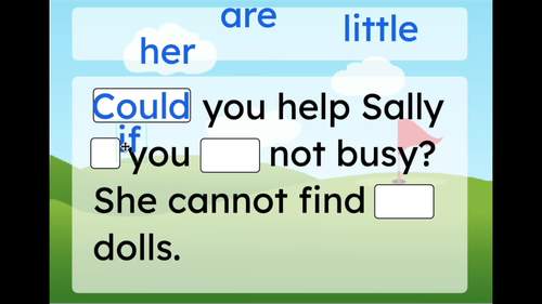 Sight Word Practice 2 | With Vocabulary Exercises For Young Learners.
