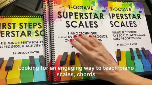 1-Octave Superstar Scales, Arpeggios, Chord Progressions Piano Technique Book 3