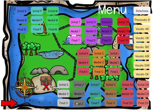 Pirate Theme Articulation Boom Cards™ for Speech Therapy | TPT