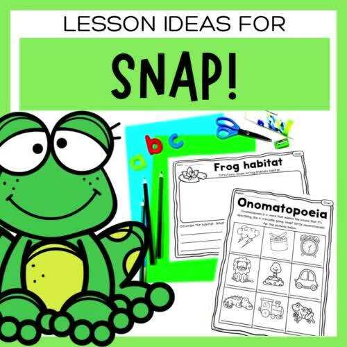 Snap! Worksheets & Activities | 2023 Book Week Shortlist by Little ...