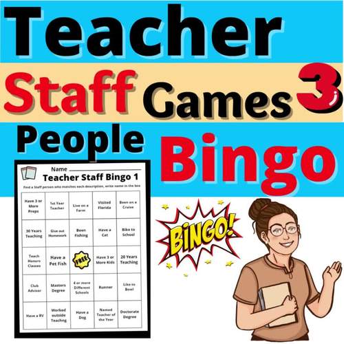 Teacher Staff Icebreakers Games 3 Group Meetings Activity Resource ...