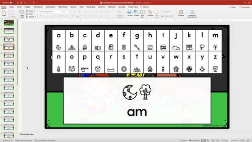 Camping Crack the Code - Editable - PowerPoint by KinderCrafting