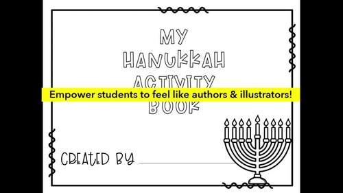Holiday Worksheets for Hanukkah Activities - Dreidel - Menorah | TPT