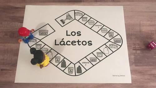 Spanish Board Game--Food Groups: Dairy / Los Lácteos by Stories by Senora