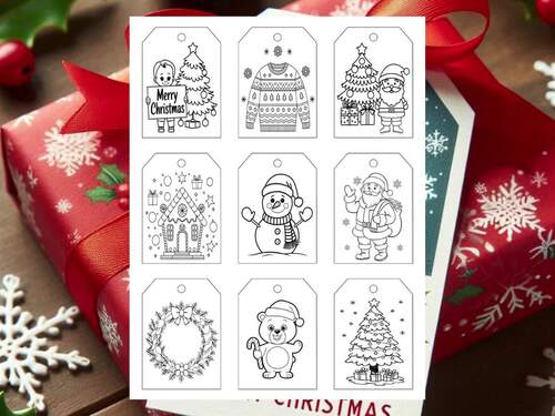 Editable Christmas Gift Tags for Students| Google Slides Printable ...