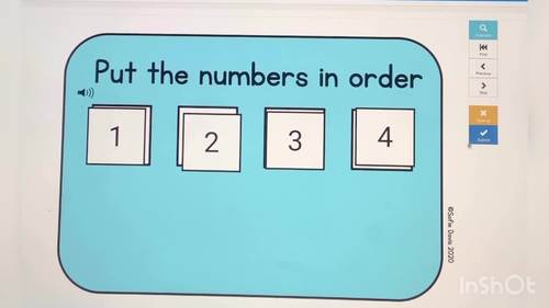 Number Order Boom Cards For Distance Learning by Where I AUT-a Be
